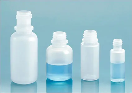Natural LDPE Dropper Bottles w/ Natural Ribbed Caps and Controlled ...