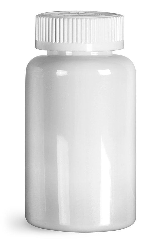 SKS Bottle & Packaging - 200 cc Plastic Bottles, White PET Wide Mouth ...