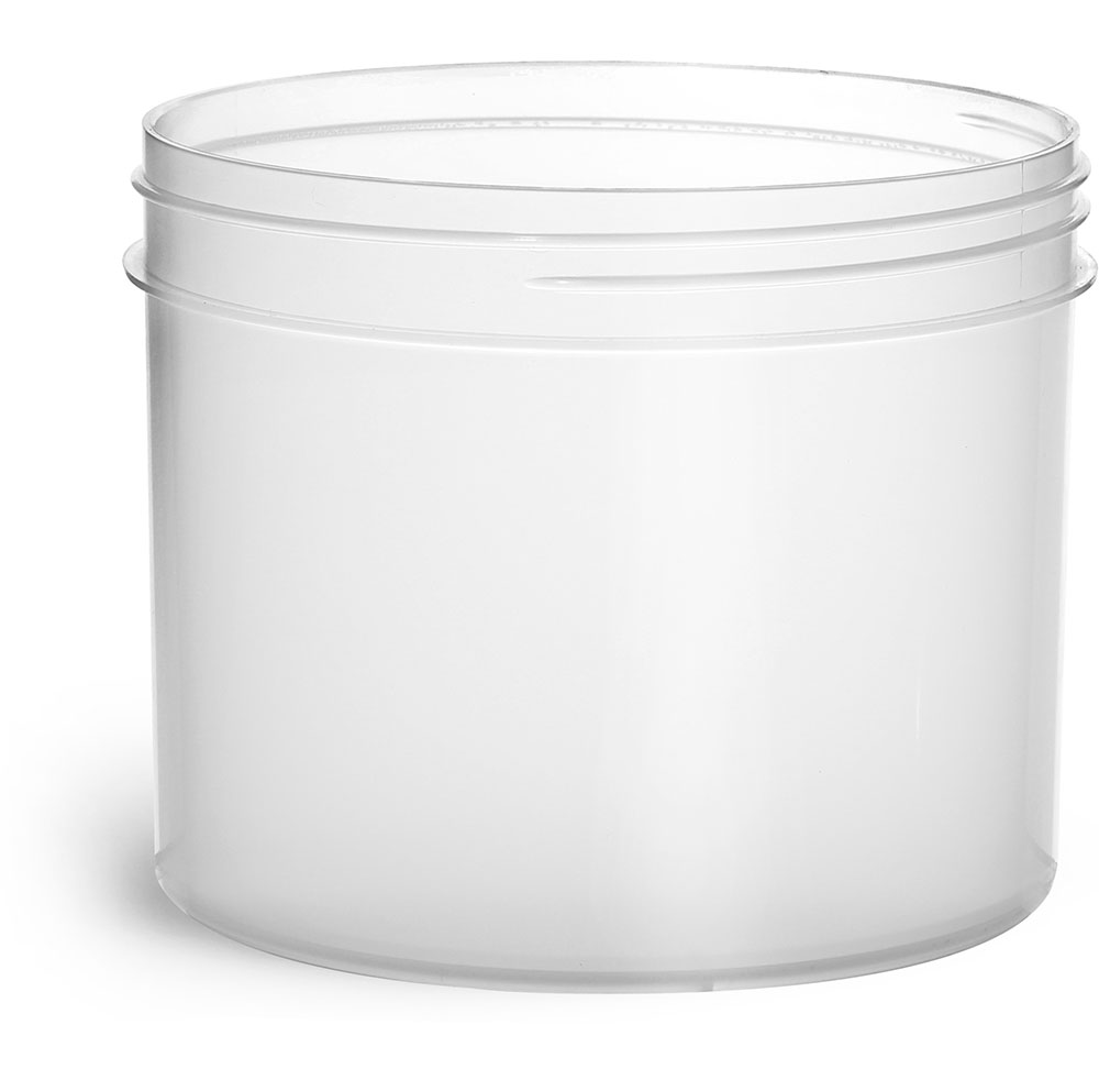 SKS Bottle & Packaging - 32 oz Natural Polypropylene Jars