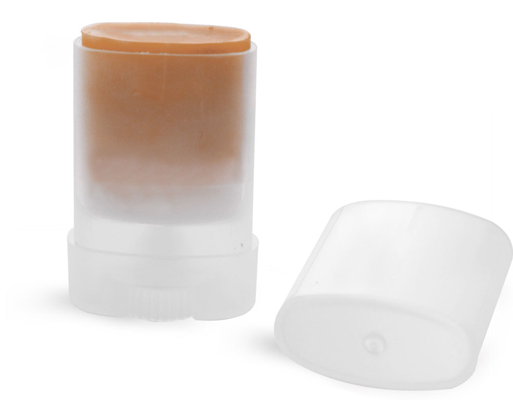 SKS Bottle & Packaging - .35 oz Natural Oval Deodorant Tubes
