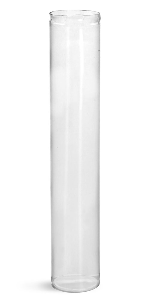 SKS Bottle & Packaging - 25 ml Plastic Tubes, Clear Round Plastic Tubes