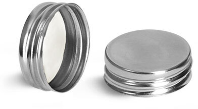 SKS Bottle & Packaging - Metal Caps, Silver Metalized Caps w/ Pulp ...