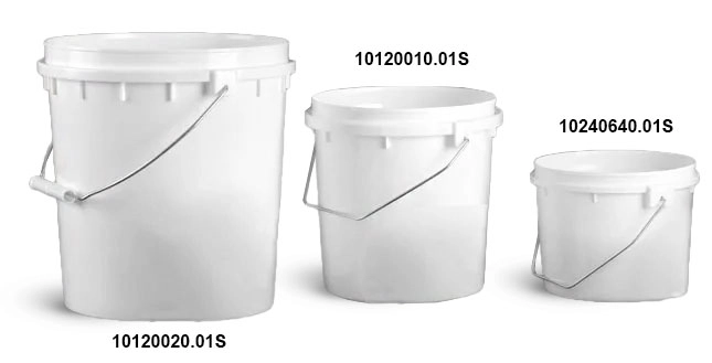 Plastic Pails White HDPE Pails