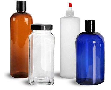 16 oz Plastic Bottles with Caps SKS Bottle Packaging