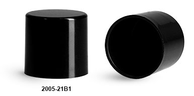 Product Replacement - Black Smooth Polypropylene Friction Fit Caps For ...