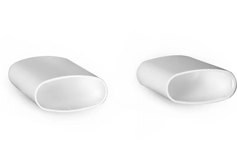 White Polypropylene Caps For Oval Deodorant Tubes | SKS Bottle & Packaging