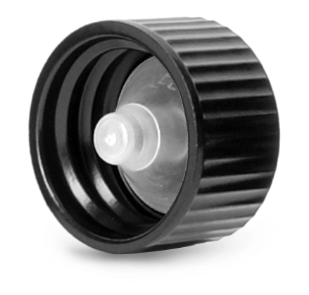 24/400 Black Phenolic Cone Lined Caps | SKS Bottle & Packaging