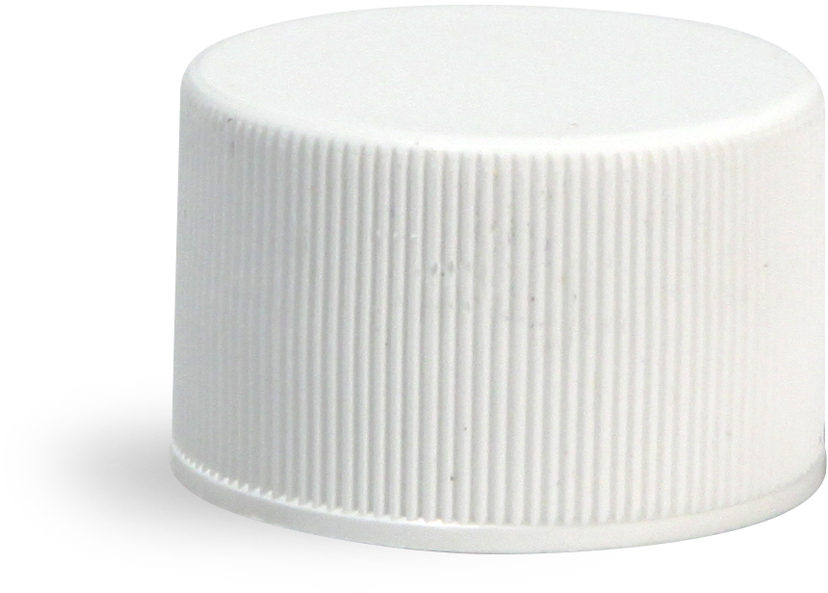 SKS Bottle & Packaging - 20/410 Plastic Caps, White Polypropylene ...