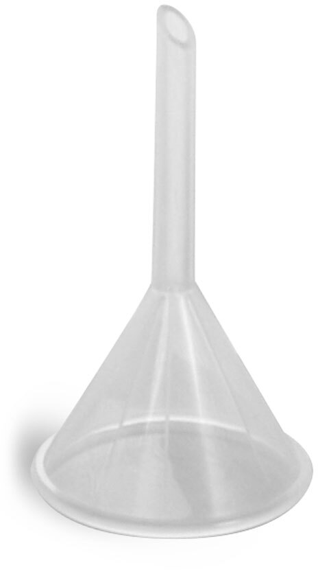 SKS Bottle & Packaging - 35 mm Plastic Analytical Funnels