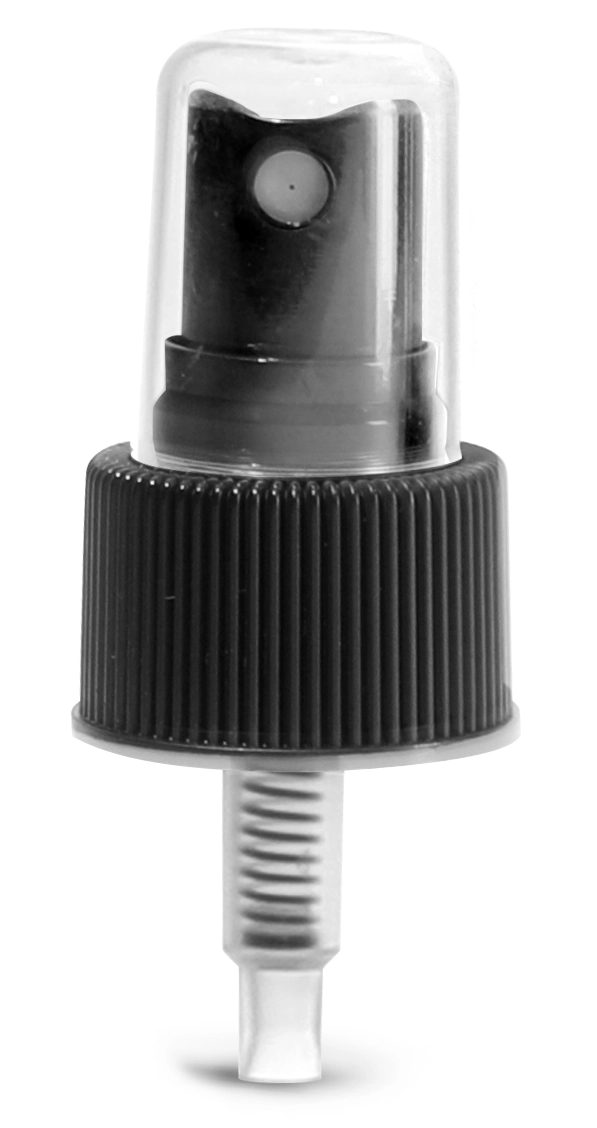24/410, 5 1/2 tube Sprayers, Black Ribbed Fine Mist Sprayers | SKS ...