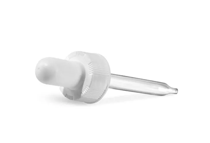 22/400 (7 mm x 108 mm) Glass Droppers, White Bulb Glass Droppers | SKS ...