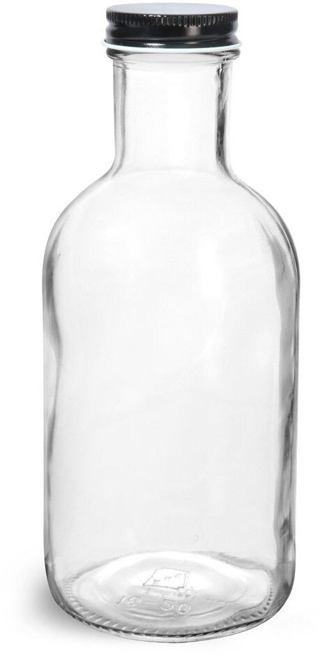 SKS Bottle & Packaging - 16 oz Glass Bottles, Clear Glass Stout Bottles ...