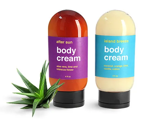 Empty Lotion Squeeze Tubes, Bath and Body Containers