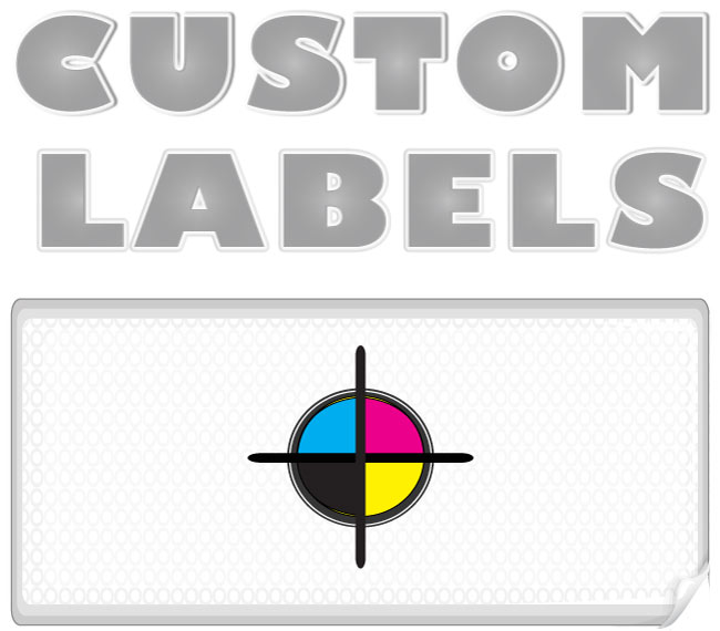 SKS Bottle & Packaging - Custom Labels, 2" x 1" Rectangular Labels ...