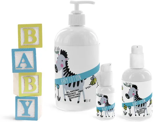 Baby Lotion Bottles, Personal Care Containers