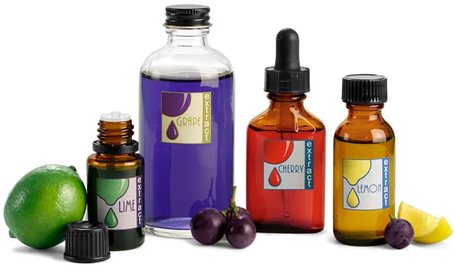 Glass Extract Bottles, Food Packaging