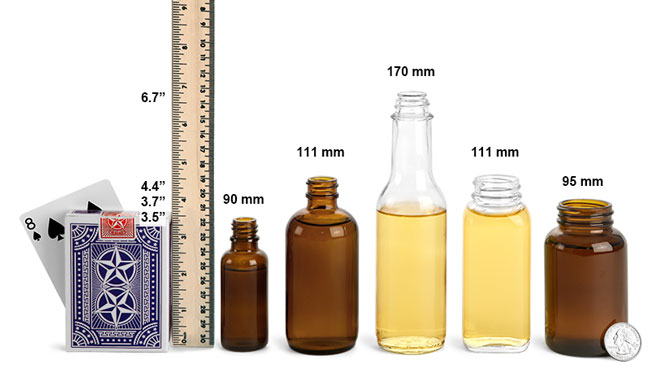 SKS Bottle Packaging Size Comparison Info