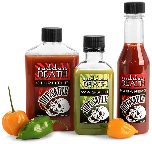 Plastic Hot Sauce Bottles, Food Packaging