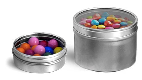 Metal Candy Containers, Food Packaging