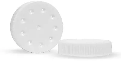 Plastic Sifters, White PE Plastic Sifter Caps