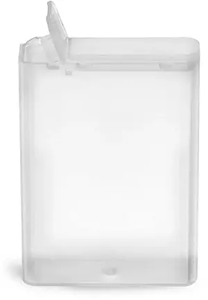 Natural Polypropylene Hinged Containers | SKS Bottle & Packaging