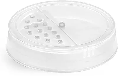 20 ml Natural Plastic Double Sifter Fitments | SKS Bottle & Packaging